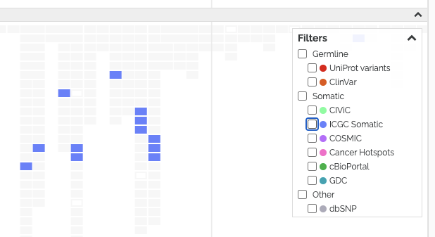 New filter in the region browser